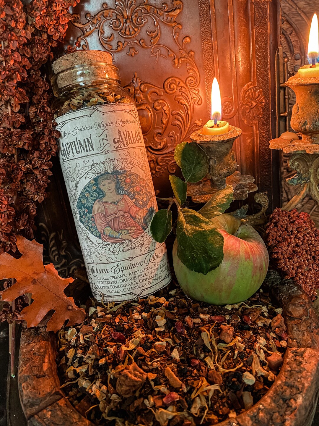 Autumn in Avalon Ritual Tea // Organic Botanical Tea // Autumn Tea ...