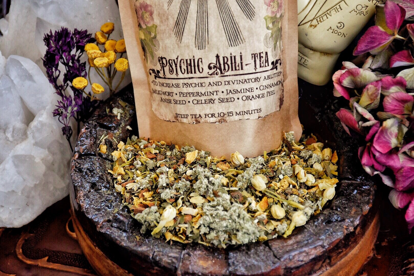 PSYCHIC TEA ~ Psychic Abili-tea ~ Organic Herbal Tea ~ Psychic Ability ...