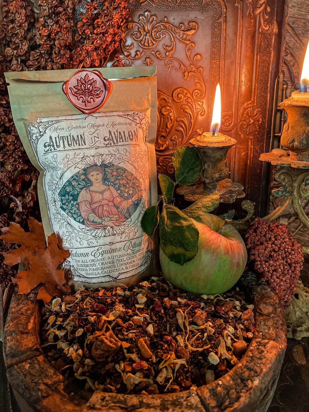 Autumn in Avalon Ritual Tea // Organic Botanical Tea // Autumn Tea ...