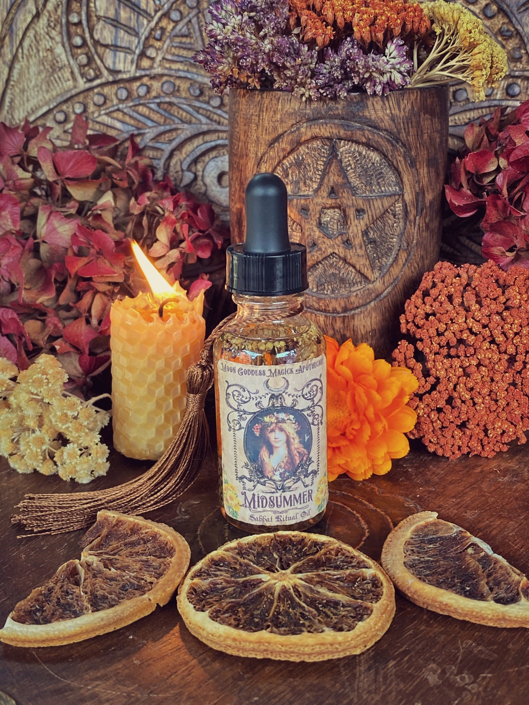 Midsummer Ritual Oil // Litha Ritual Oil // Summer Solstice Ritual 1oz ...