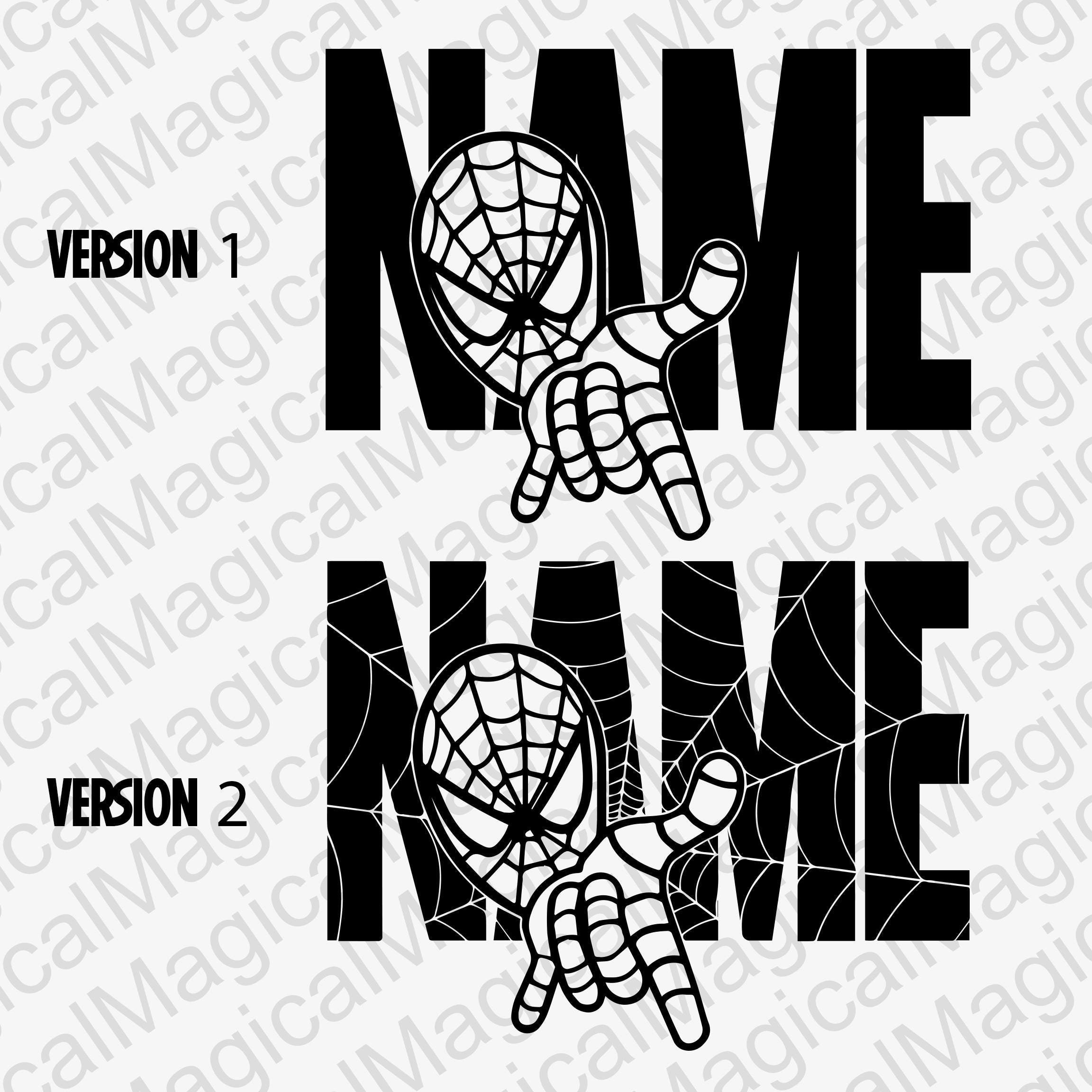 Custom Name Spiderr Man Svg Png, Cricut, Personalized Superheroes Shirt ...