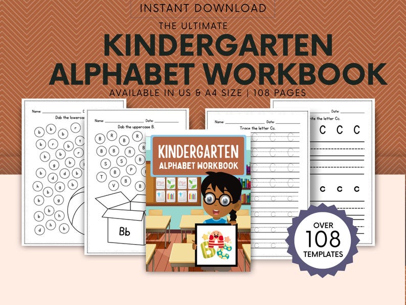 Alphabet Tracing Worksheets for Kids | Printable Letter Tracing ...