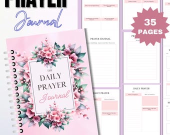 Bible Study Guide | Printable Prayer Journal & Gratitude Journal ...