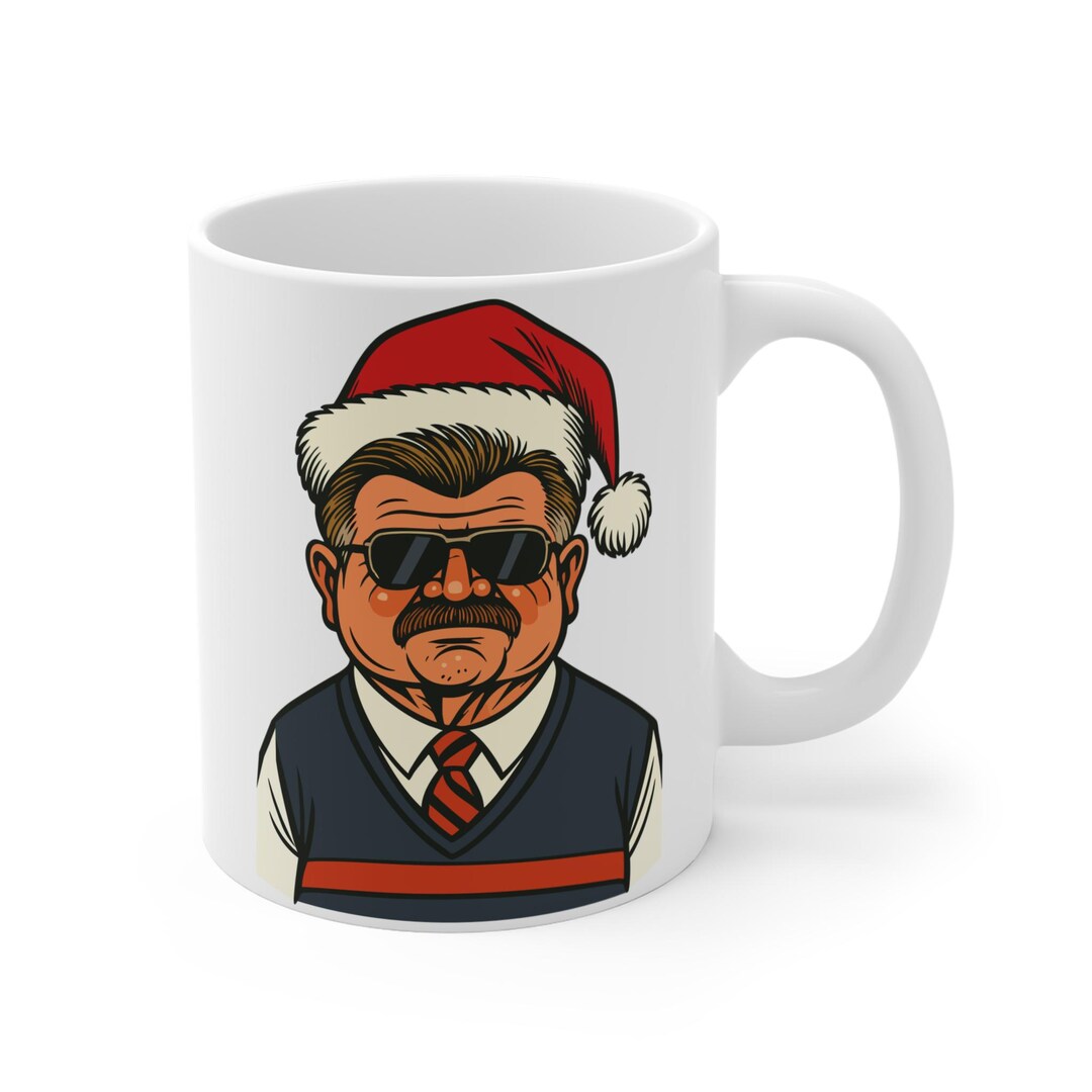 Chicago Bears Christmas Gift - Funny Mike Ditka Santa Claus 11 Oz ...