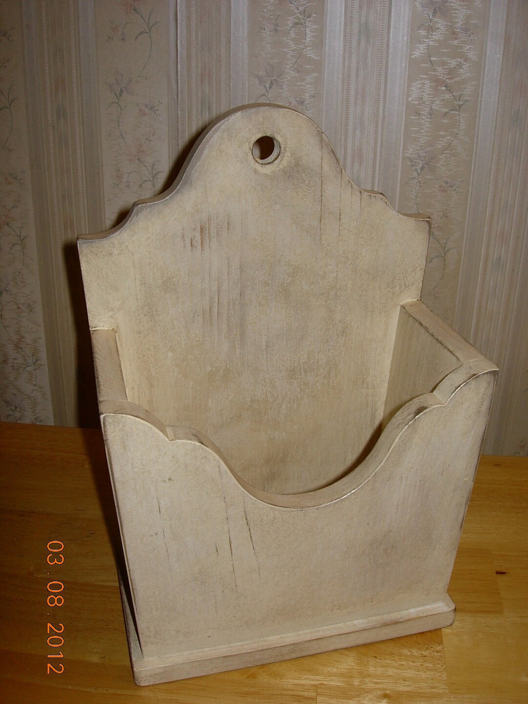 Primitive Candle Flower Wall Box Home Decor Color Choice Made to Order ...