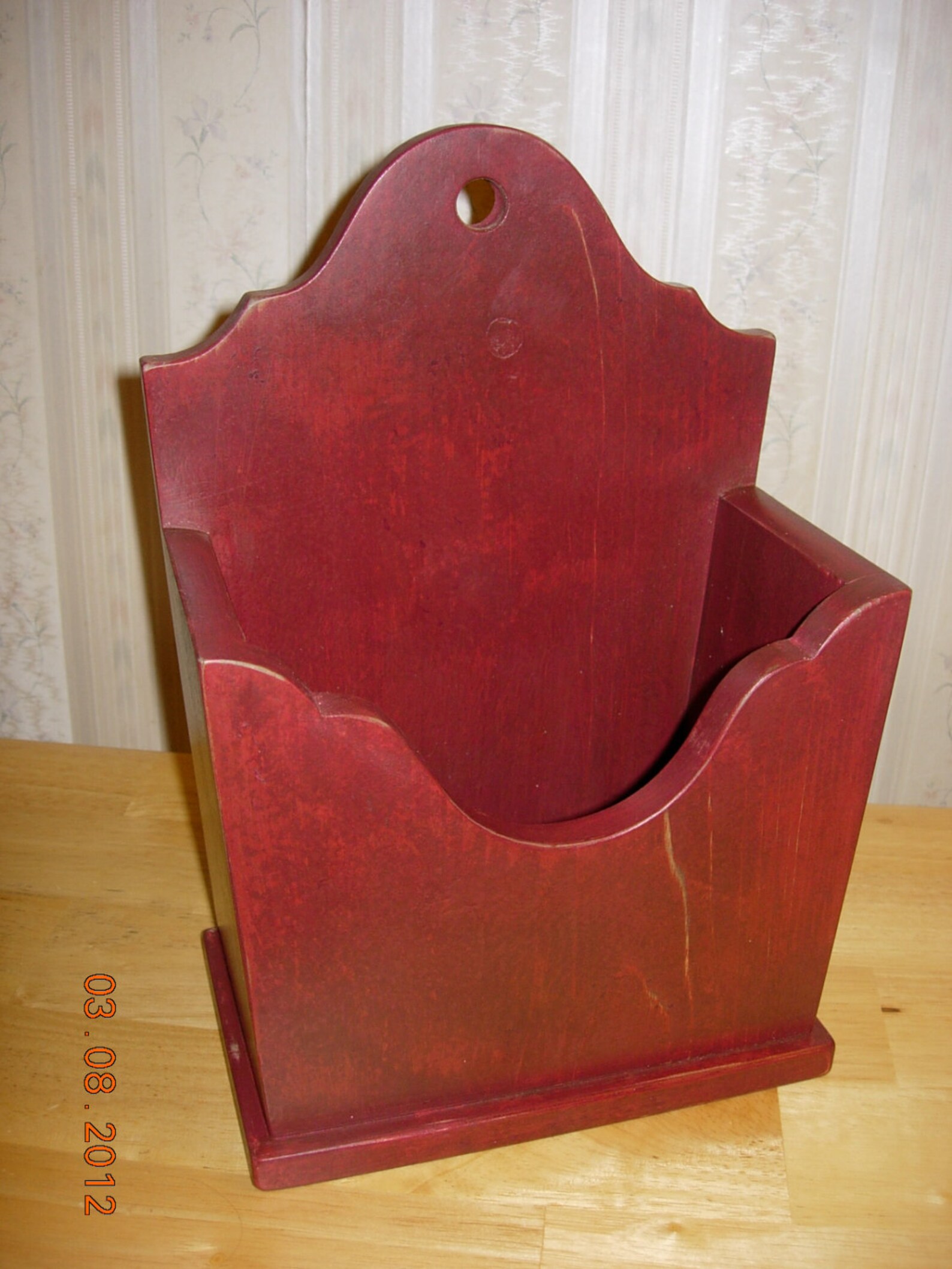 Primitive Candle Flower Wall Box - Home Decor - Color Choice - Made to ...