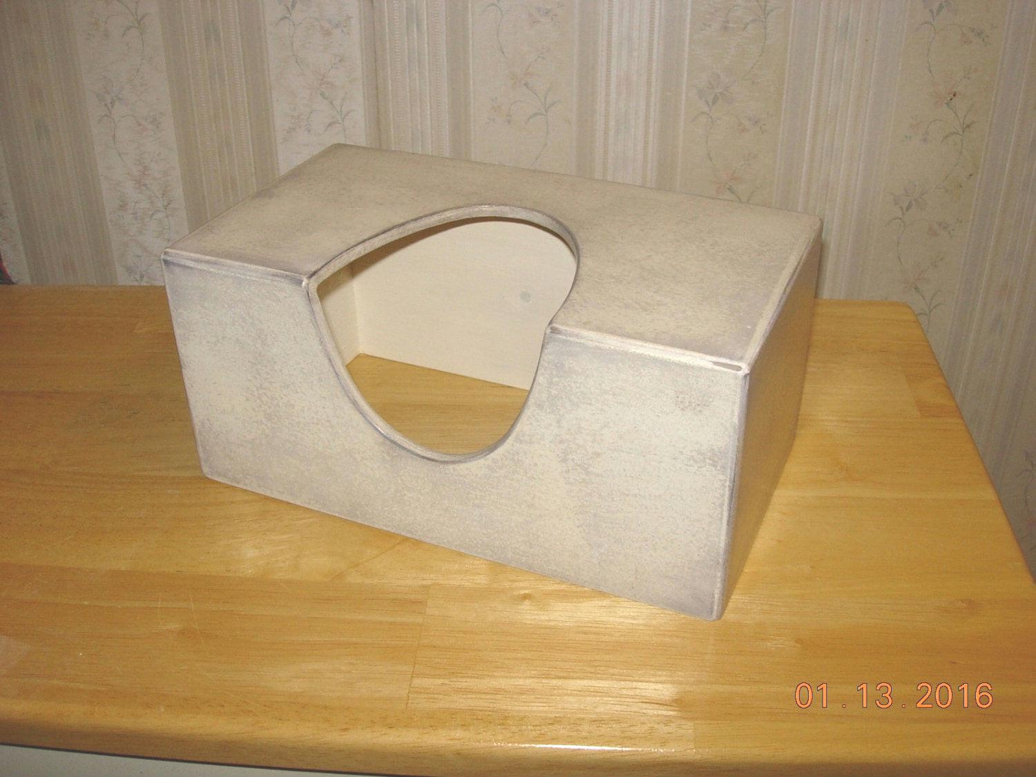 Primitive Tissue Box Cover - Home Decor- Puffs 180ct. Size - Made to ...