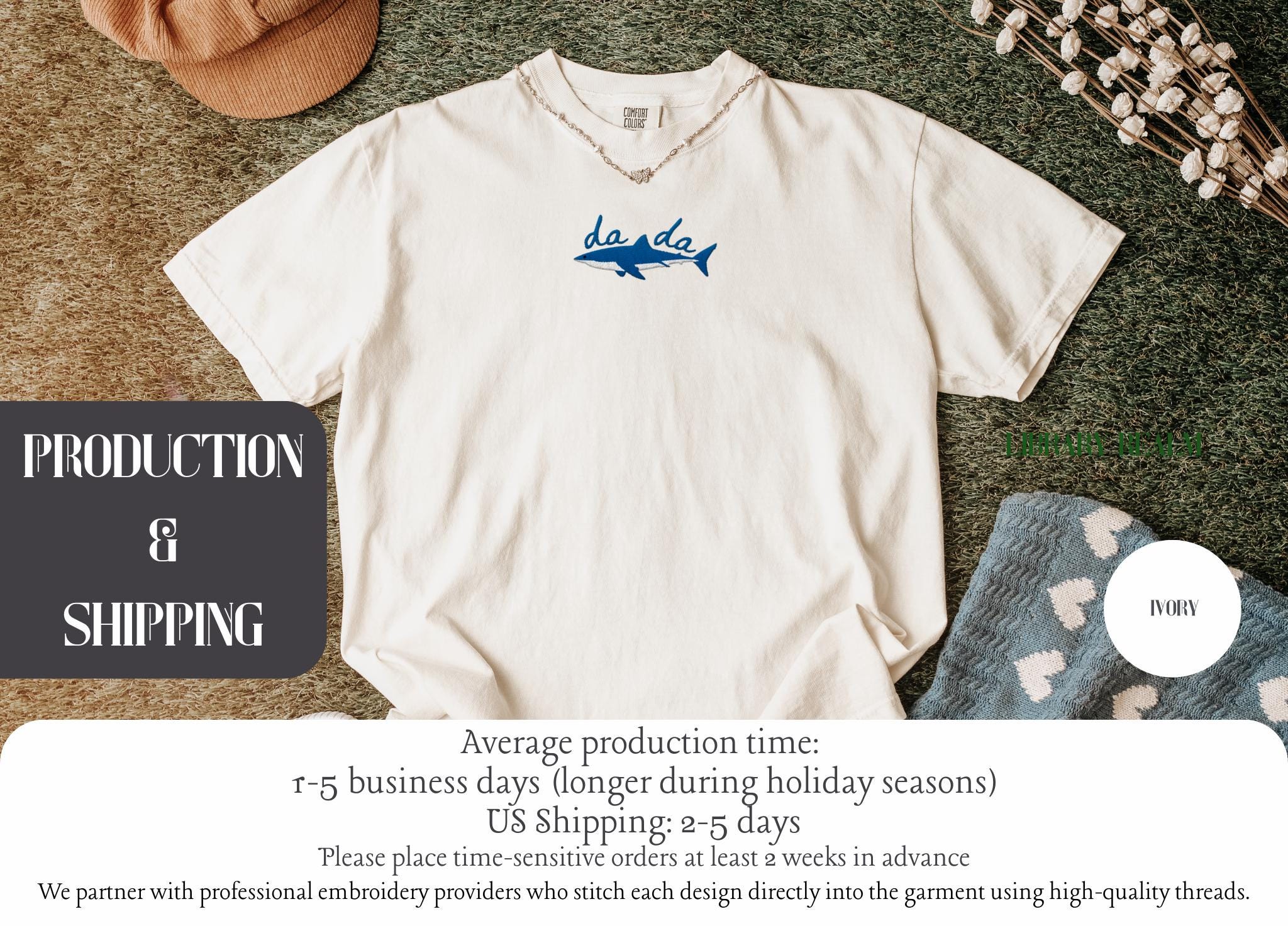Embroidered Mama Shark, Dada Shark Shirt, Custom Mama Dada Shark ...