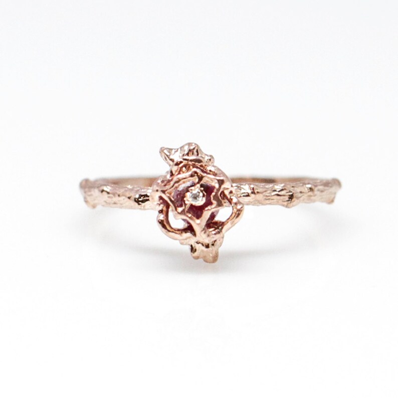 Ruby Rose Ring | Etsy