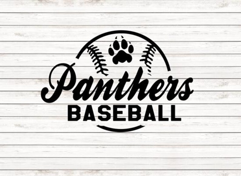 Panthers Baseball PNG Digital Design - Etsy