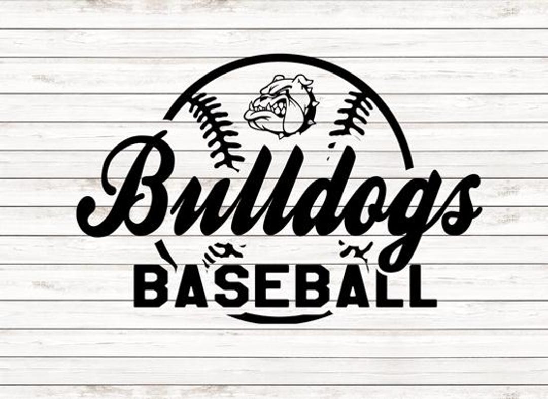 Bulldogs Baseball PNG Digital Design - Etsy