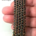 Loopy Loop Bead Woven Seed Bead Bracelet in Metallic Blue Iris AB - Etsy
