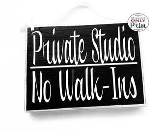 No Walk Ins Sign | Etsy