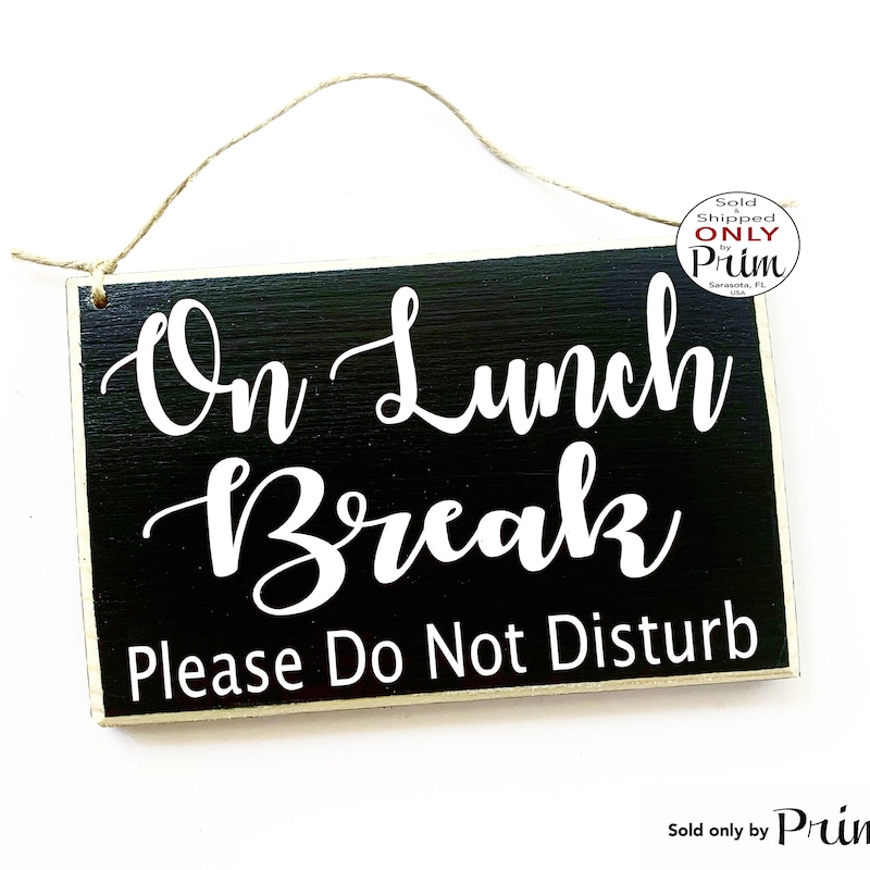 Break Time Signs - Etsy