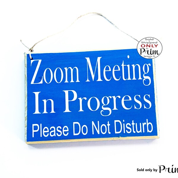 In Meeting Door Sign Printable - Etsy
