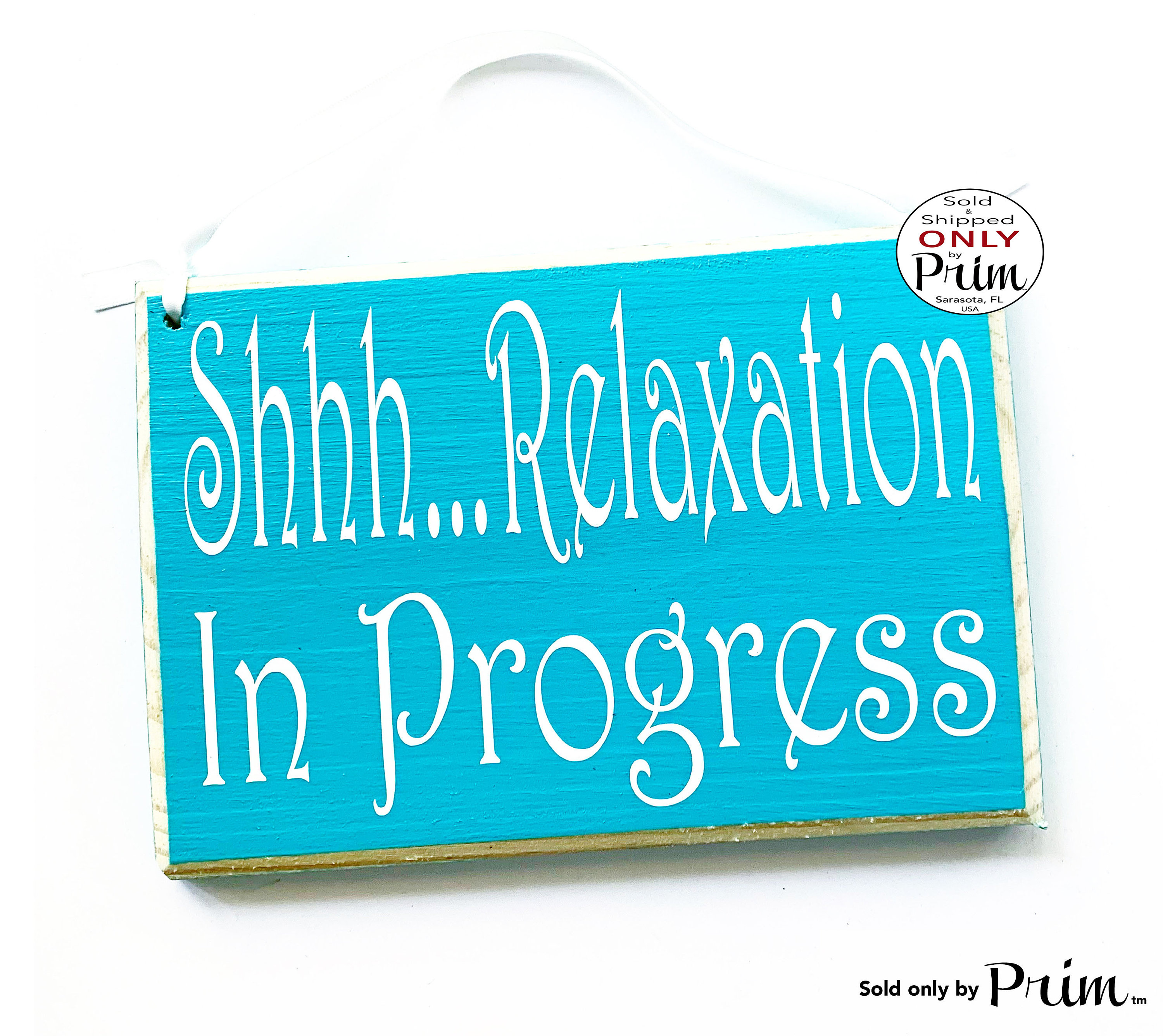 8x6 Shhh Relaxation in Progress Session Custom Wood Sign Do - Etsy UK