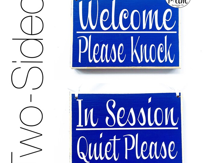 Quiet Please Class in Session Printable Home Office or School Door Sign ...