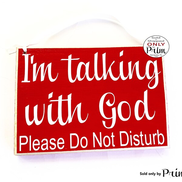 Praying in Progress Sign - Etsy