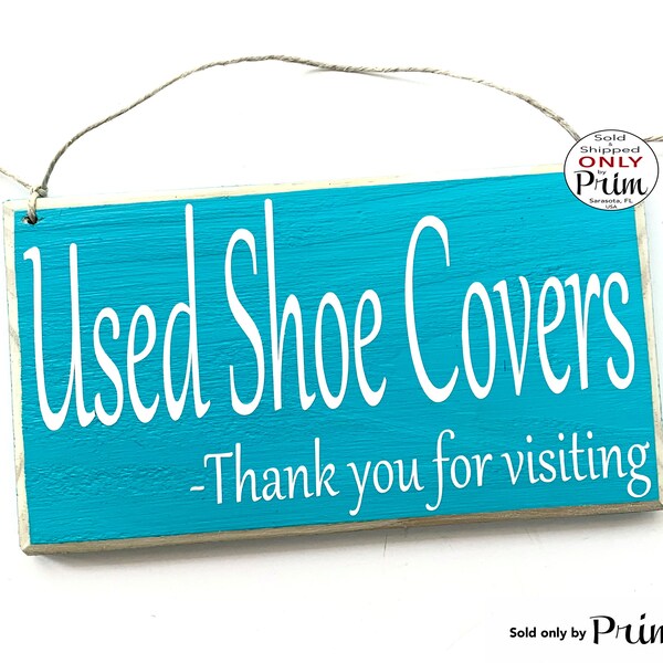 Please Use Shoe Covers Sign - Etsy