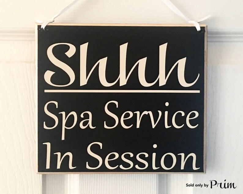 8x8 Shhh Spa Service in Session Treatment Massage Facial | Etsy