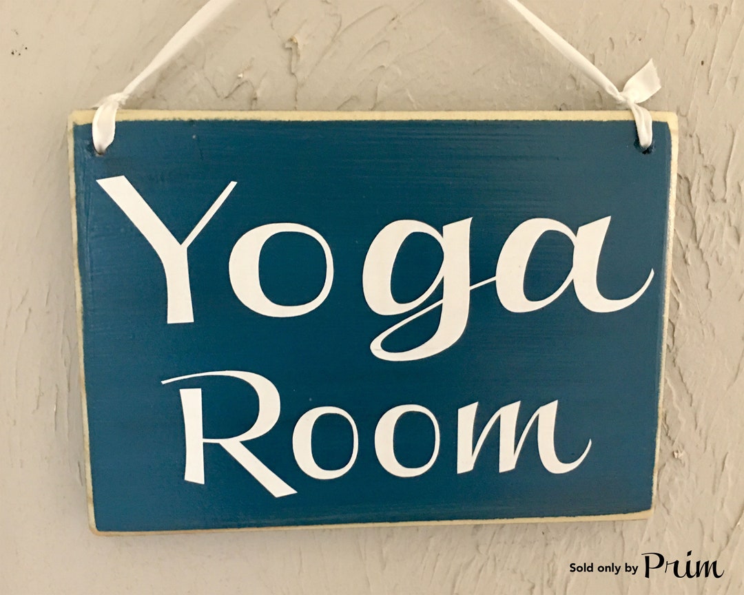 8x6 Yoga Room Custom Wood Sign Namaste Om Relaxation Spa Do Not Disturb ...