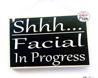 Facial in Progress - Etsy