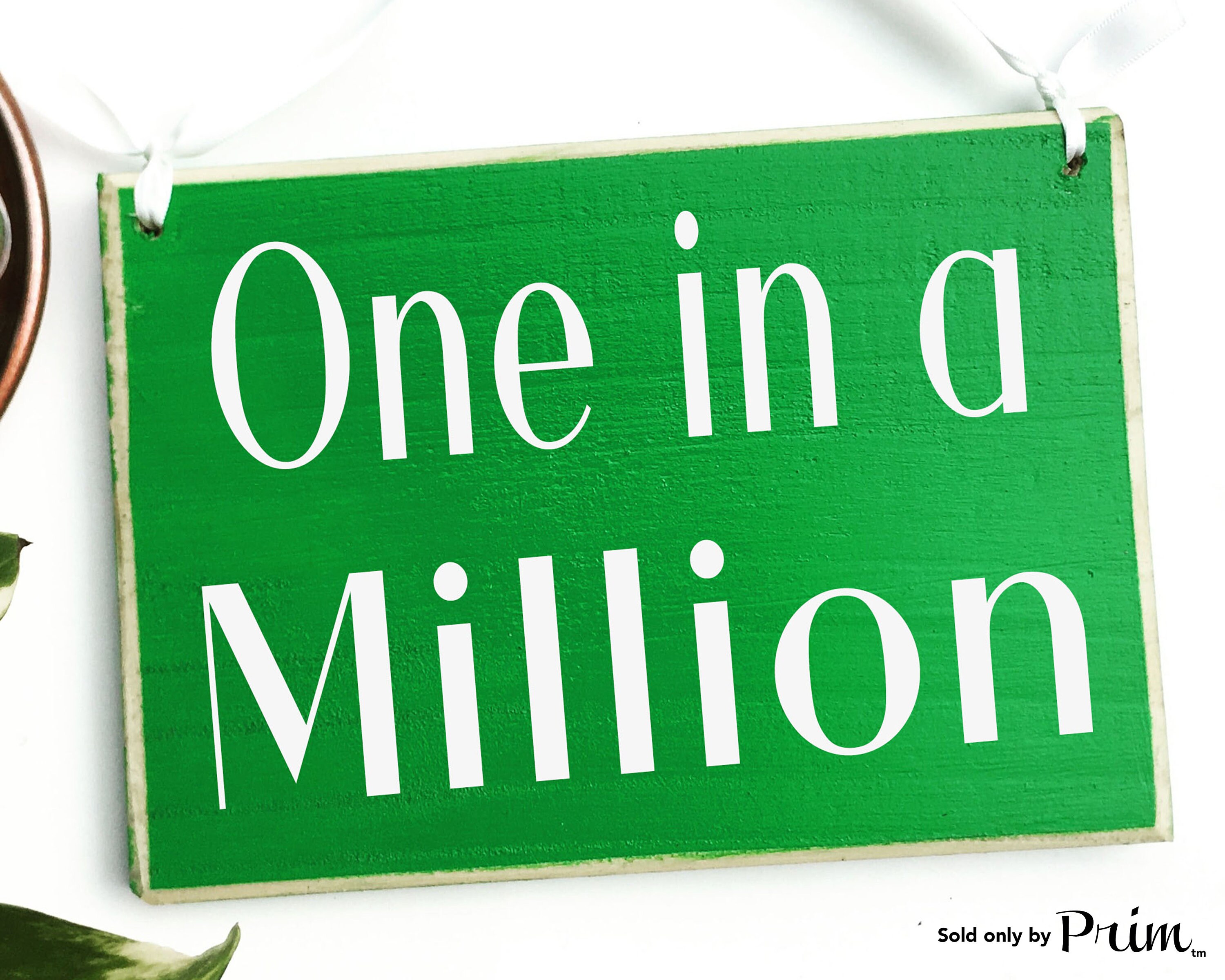 10x8 One in a Million Custom Wood Sign Motivational - Etsy Australia