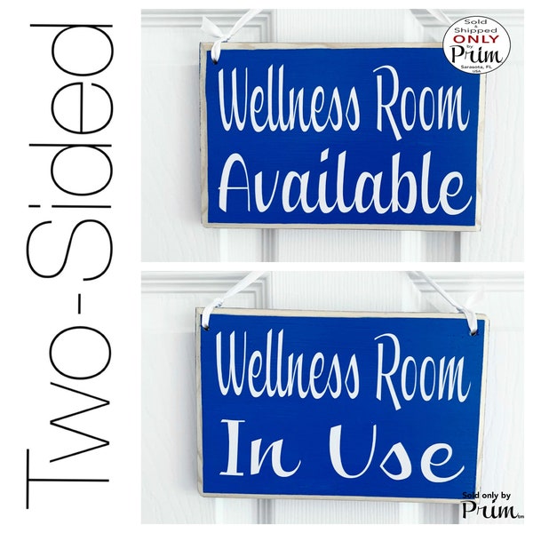 Wellness Room in Use Sign - Etsy
