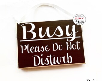 6x8 in a Meeting Please Do Not Disturb Custom Wood Sign | Etsy