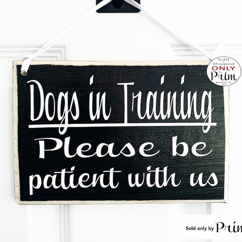 Training in Progress Sign - Etsy
