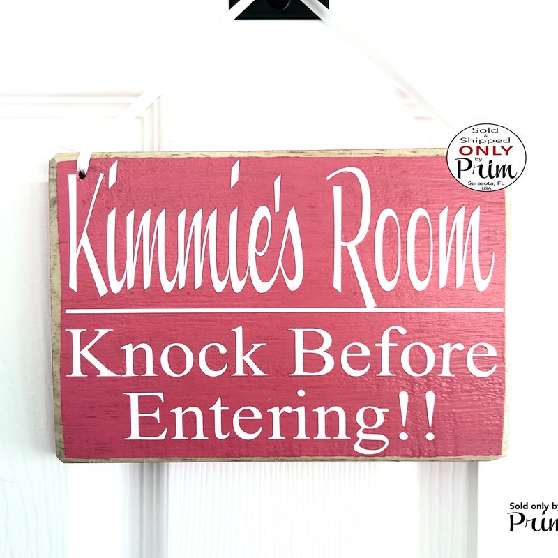 Knock Before Enter - Etsy