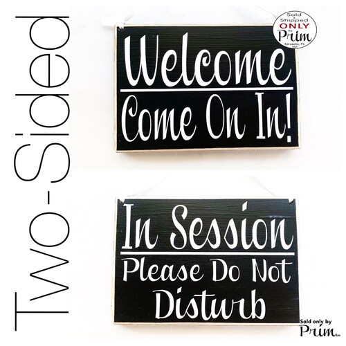 In Session Sign Wood Office Decor Quiet Please Counseling - Etsy