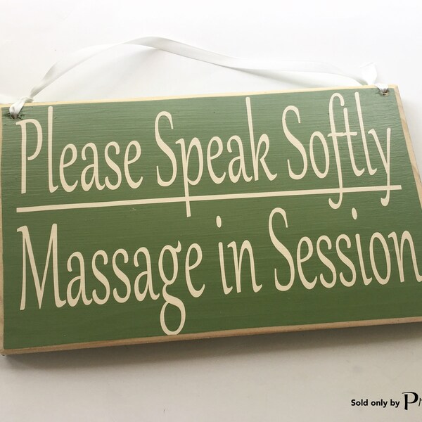 Soft Voice Please Door Sign - Etsy