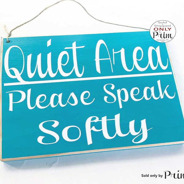 Quiet Please Sign - Etsy
