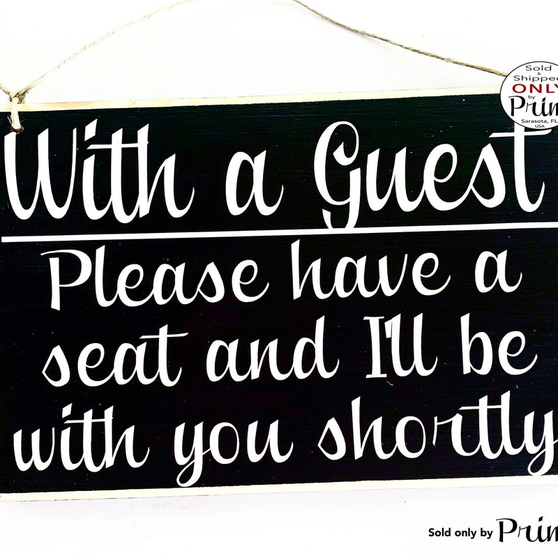 Be Back Shortly Sign - Etsy