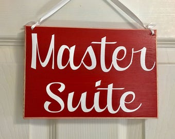 Master Bedroom Sign | Etsy