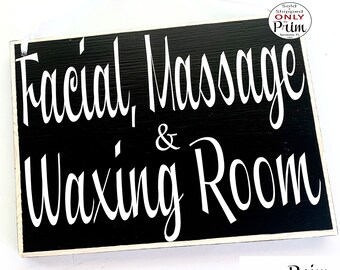 Custom Facial Room Door Sign - Etsy