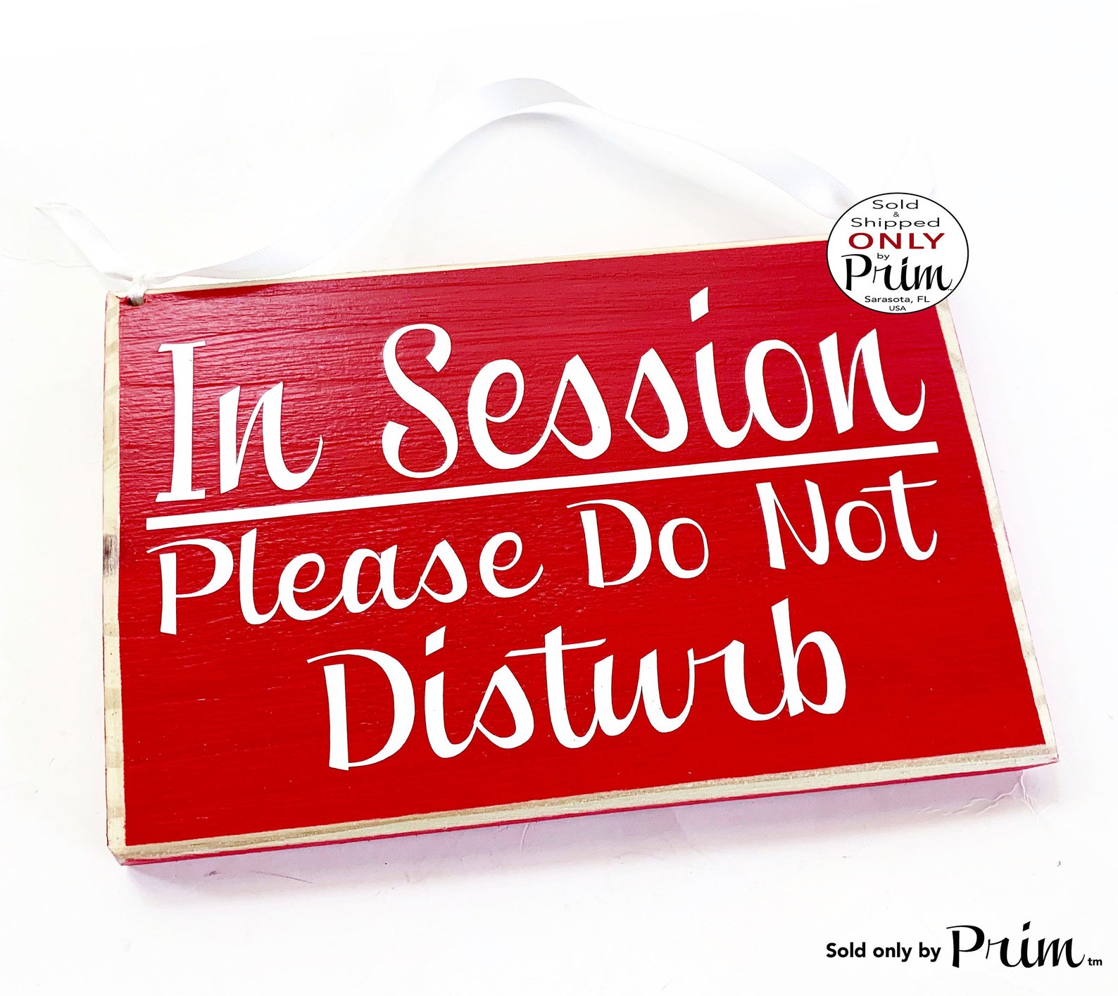 In Session Please Do Not Disturb Custom Wood Sign 8x6 Shhh in Progress ...