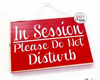 Yoga in Session Please Do Not Disturb 8x6 Custom Wood Sign - Etsy