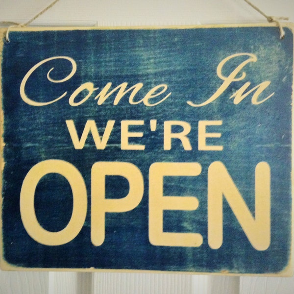 Come in Were Awesome Sign - Etsy