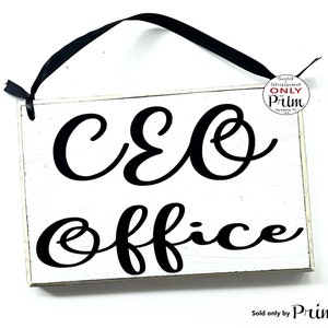 8x6 CEO Office Custom Wood Sign Executive Suite Custom Wood Sign ...
