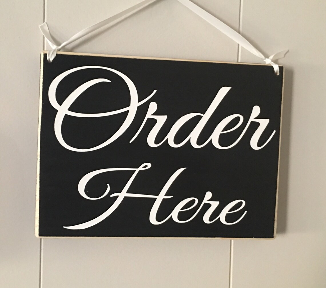 8x6 Order Here DOUBLE SIDED choose Color Custom Wood Sign | Etsy