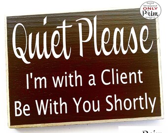With a Client Sign | Etsy