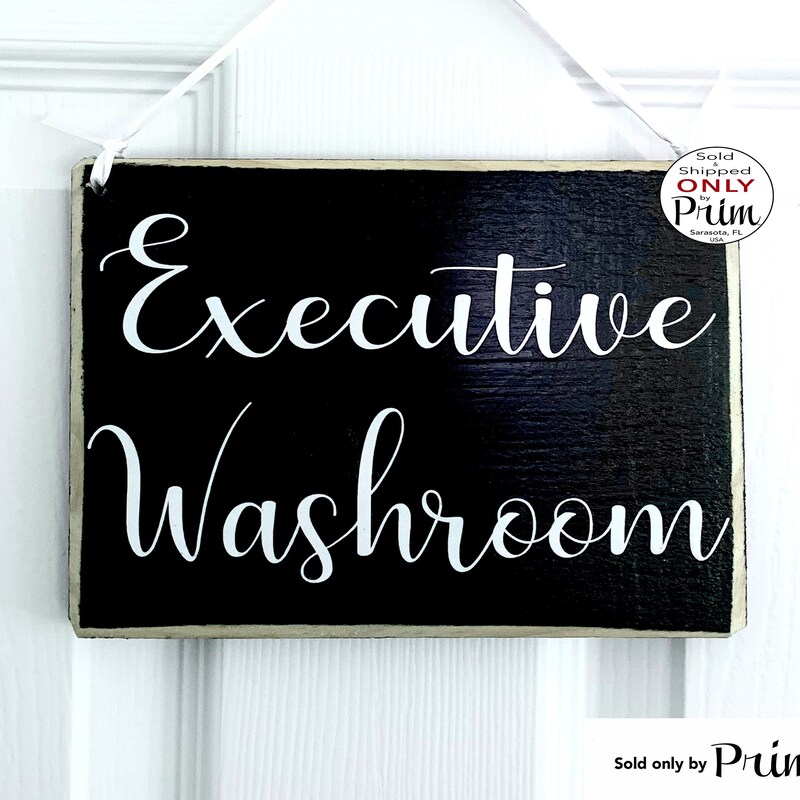Washroom Sign - Etsy