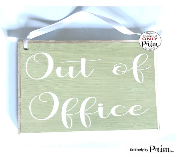 8x6 Out of Office Custom Wood Sign Come Back Spa Salon Office - Etsy