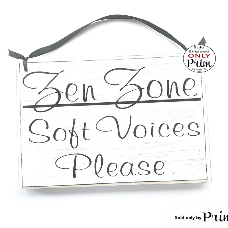 Soft Voice Please Door Sign - Etsy
