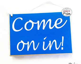 Come in Sign | Etsy