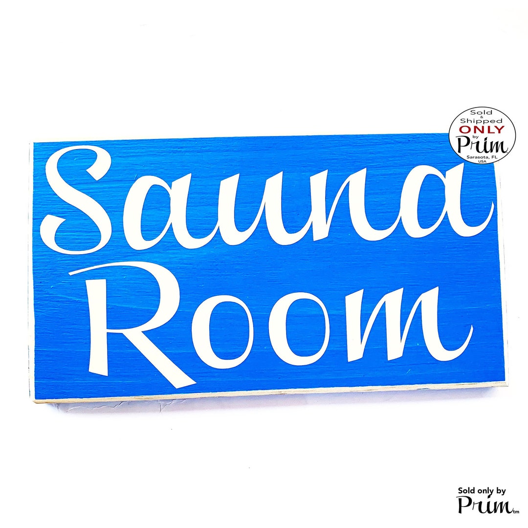 Sauna Room Custom Wood Sign Spa Salon Relaxation in Session Please Do ...