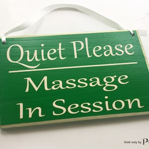10x8 Quiet Please Massage in Session Do Not Disturb Salon Spa Office ...