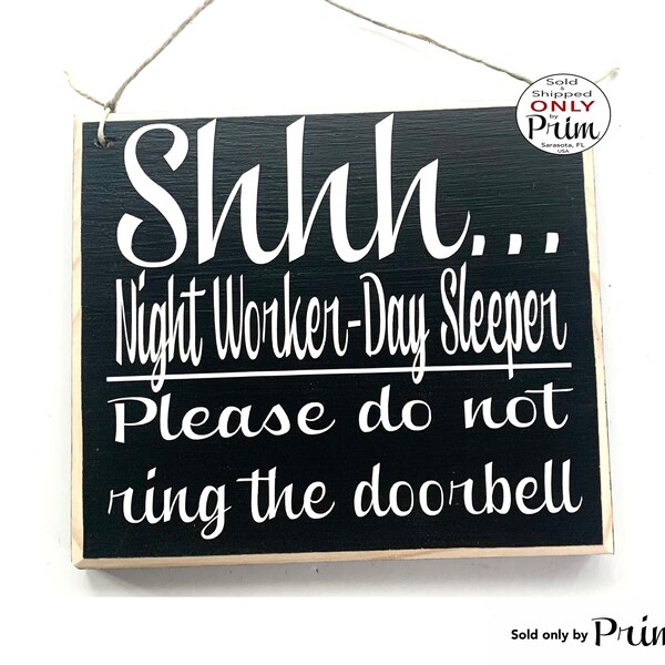 Day Sleeper Sign - Etsy